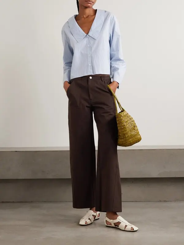 DEIJI STUDIOS Organic Cotton Wide-leg Jeans