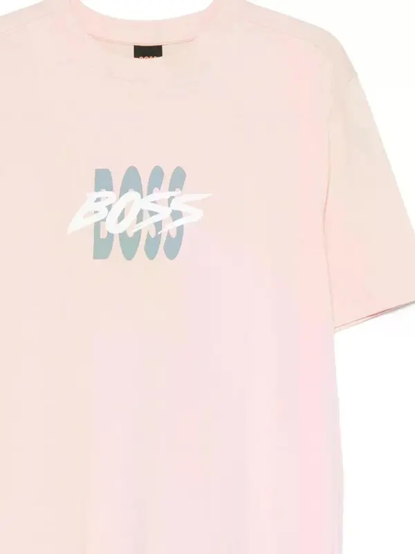 BOSS Logo-print T-shirt - Pink