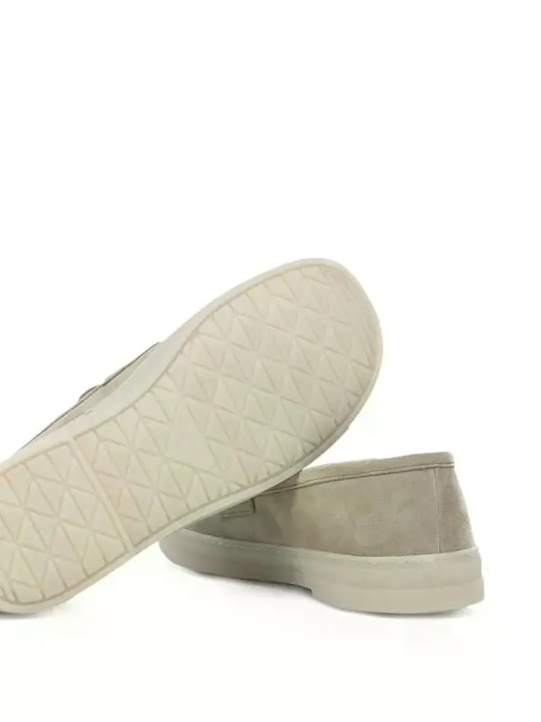 Prada Suede Loafers - Neutrals