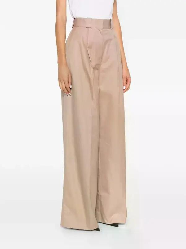 Balenciaga High-waisted Pleated Wide-leg Trousers