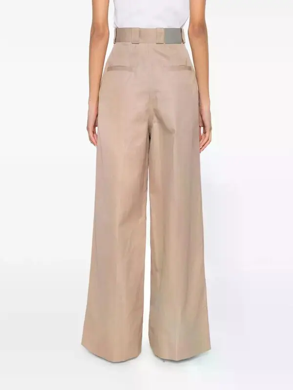 Balenciaga High-waisted Pleated Wide-leg Trousers