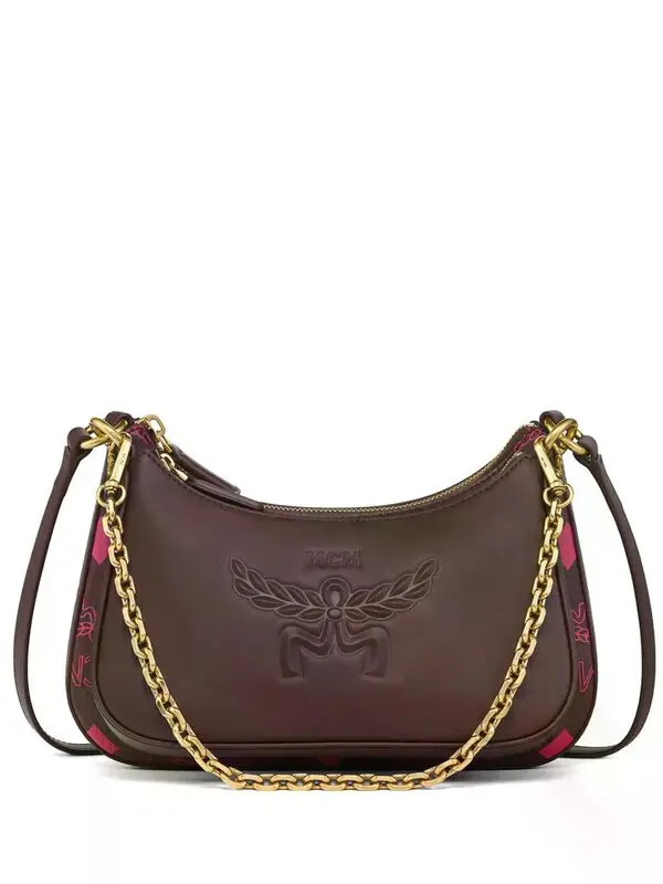 Mcm Aren Duo Maxi Visetos Shoulder Bag