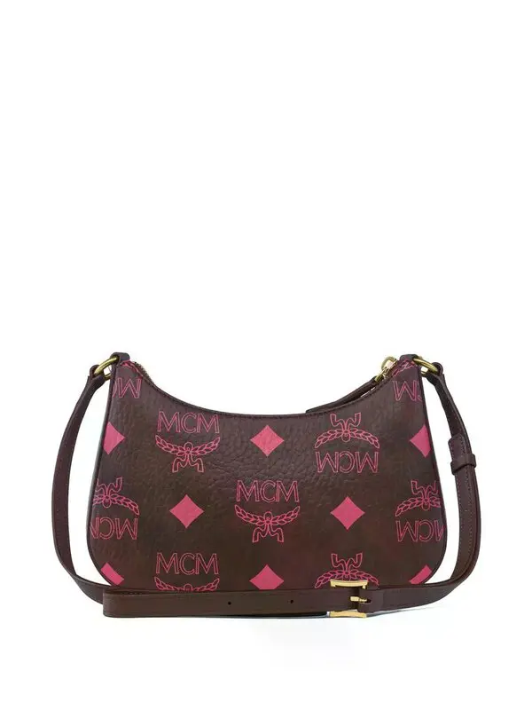 Mcm Aren Duo Maxi Visetos Shoulder Bag