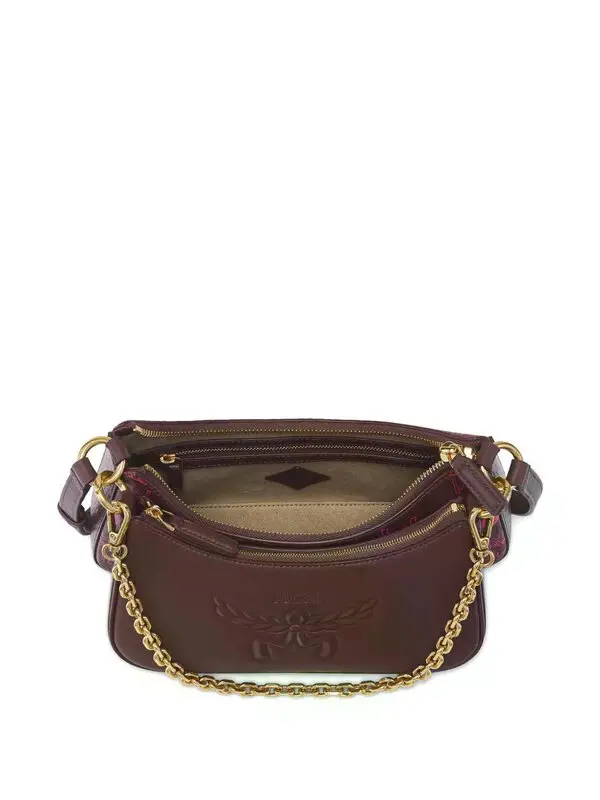 Mcm Aren Duo Maxi Visetos Shoulder Bag