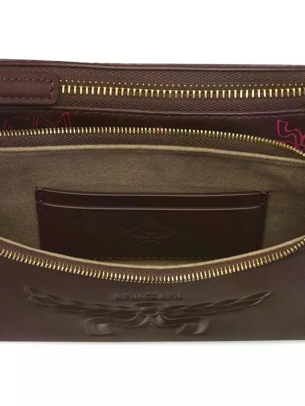 Mcm Aren Duo Maxi Visetos Shoulder Bag
