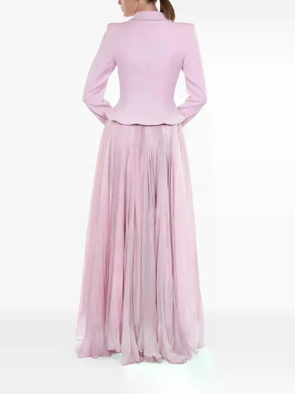 ARAFTU Double-breasted Pleated Dress