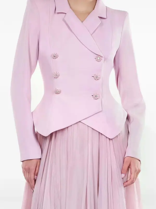 ARAFTU Double-breasted Pleated Dress