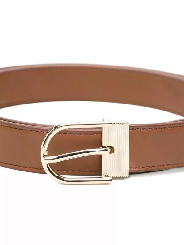 Victoria Beckham Dorian Buckle-fastening Leather Belt