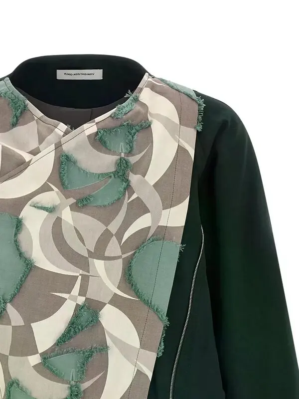 KIKO KOSTADINOV Csomo Geometric Pattern Blouson