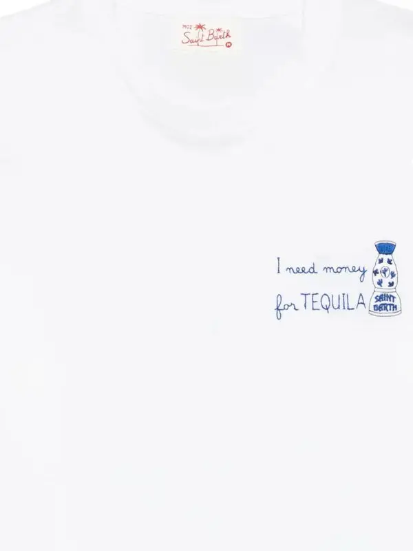 MC2 SAINT BARTH Embroidered-motif T-shirt