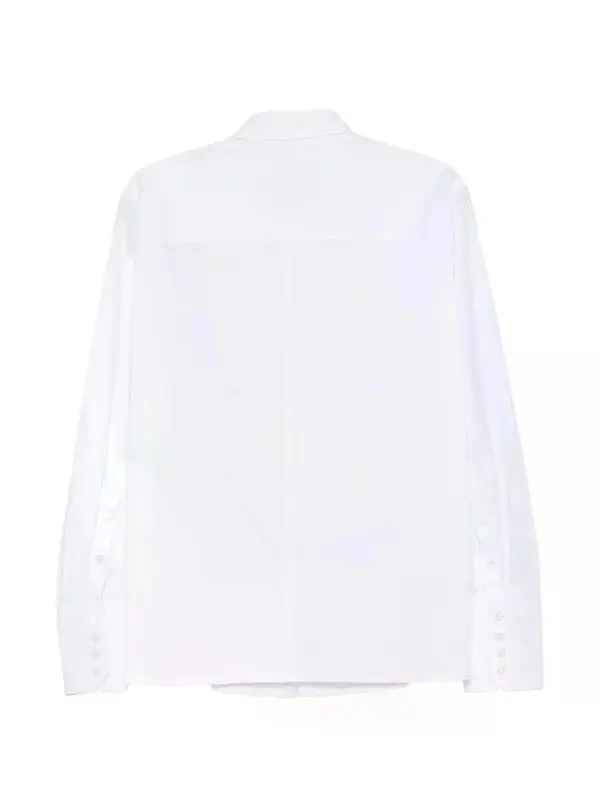 LES HOMMES Stud-embellished Shoulder-strap Shirt