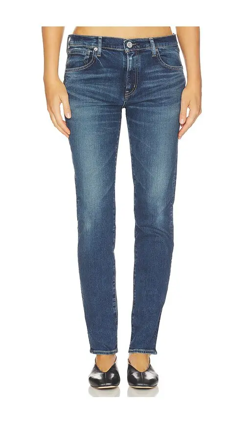 Moussy Vintage Glocester Skinny Long Jeans - Blue