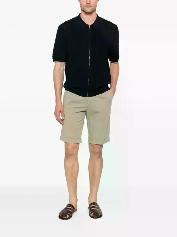 BRIGLIA 1949 Pleated Turn-up Shorts