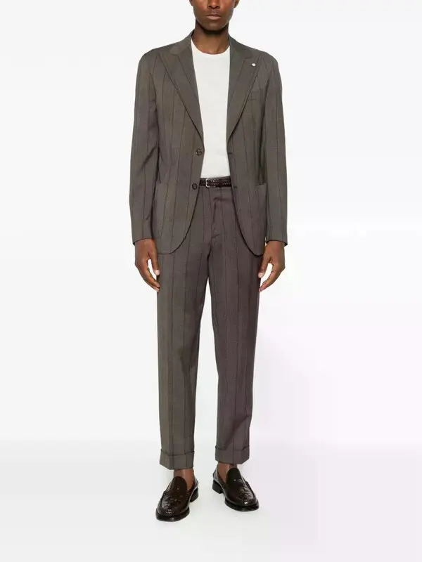 LUIGI BIANCHI MANTOVA Pinstripe-pattern Suit