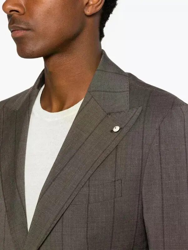 LUIGI BIANCHI MANTOVA Pinstripe-pattern Suit