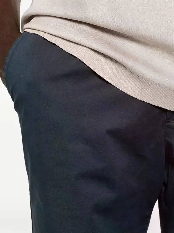 BRIGLIA 1949 Pleated Turned-up Shorts - Blue