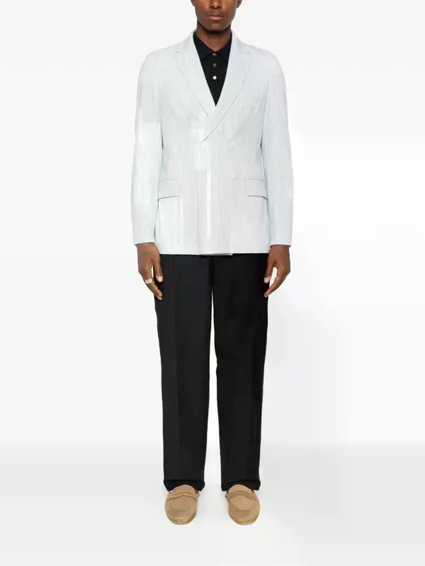 CIRCOLO 1901 Striped Double-breasted Blazer