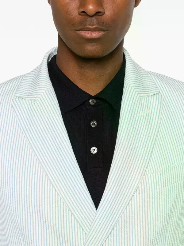 CIRCOLO 1901 Striped Double-breasted Blazer