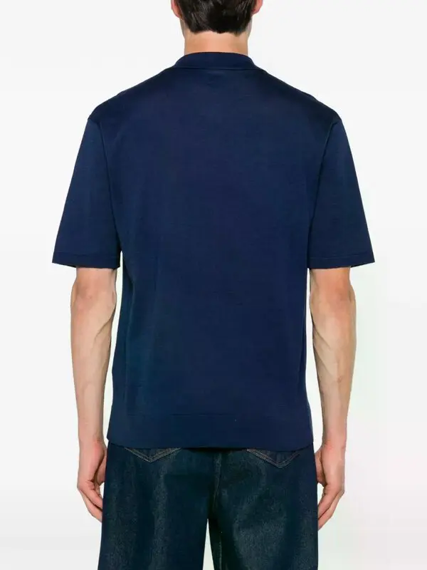 C.P. COMPANY Cotton Polo Shirt - Blue