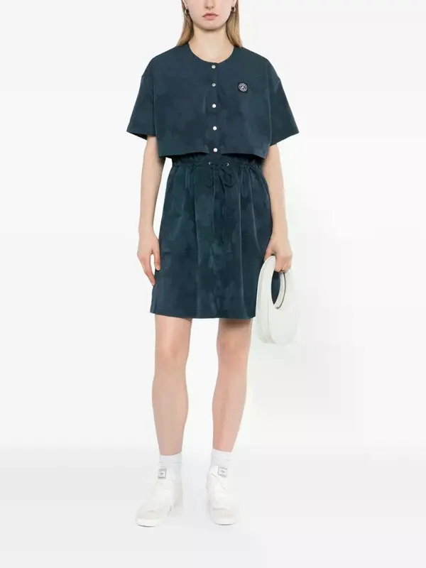 AGNES B. Patterned Mini Dress