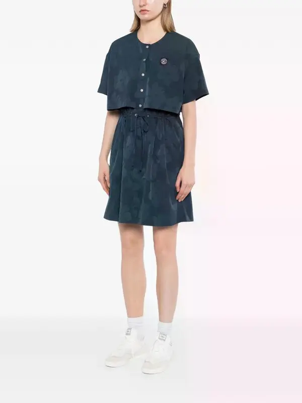 AGNES B. Patterned Mini Dress