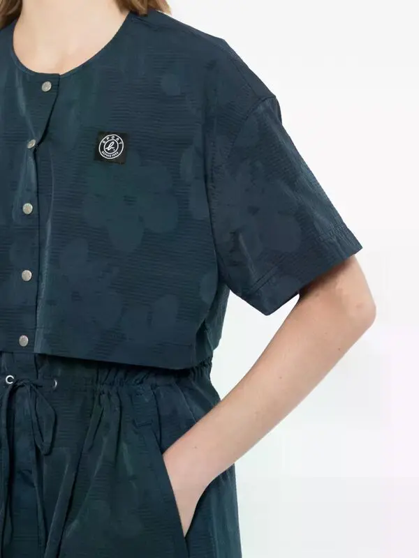 AGNES B. Patterned Mini Dress