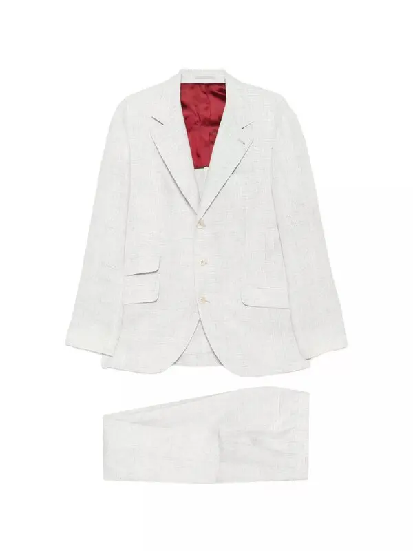 Brunello Cucinelli Prince Of Wales-check Suit