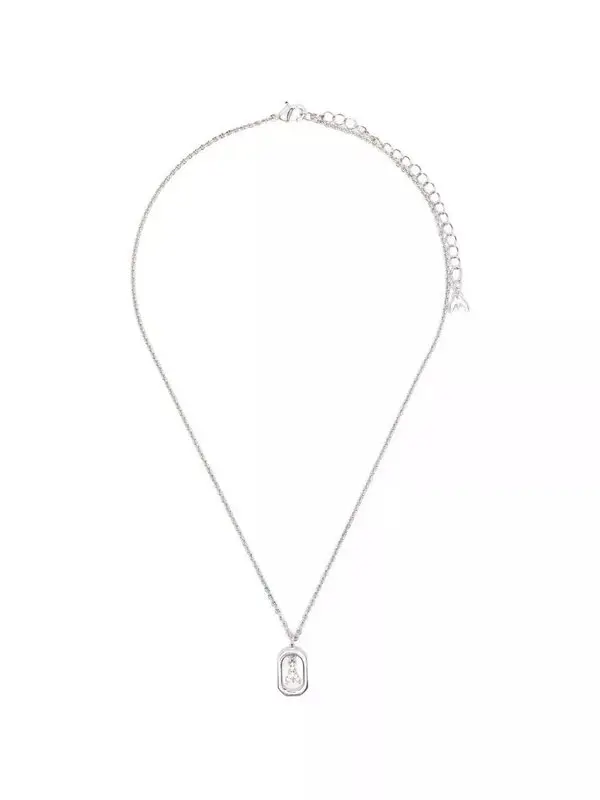Patrizia Pepe Tone Fly Pendant Necklace - Silver