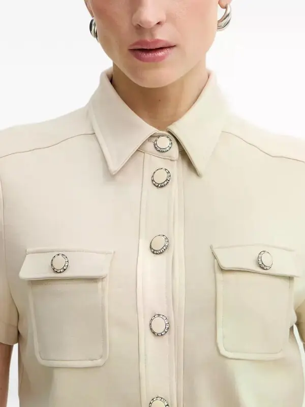 Guess Olga Flap-pocket Buttoned Shirt