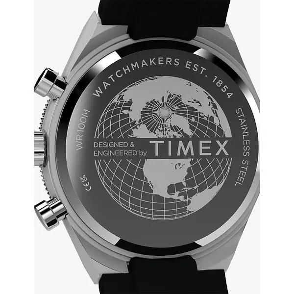 TIMEX Q Continental Chronograph Stainless Steel Watch
