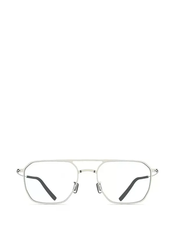 BLACKFIN Davenport Geometric-frame Glasses - Silver