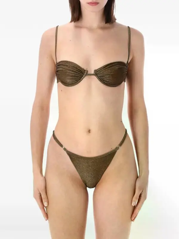 MATINEE Marina Gathered Bikini - Brown