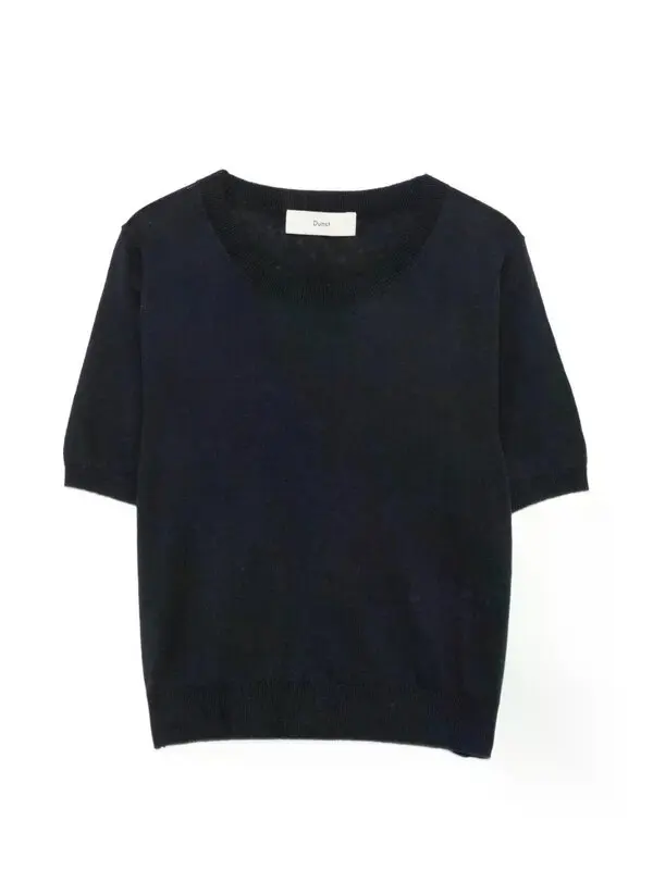 DUNST Short-sleeve Sweater - Blue