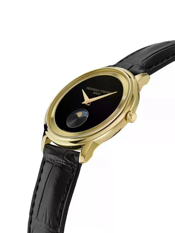 FREDERIQUE CONSTANT Classics Moneta Moonphase Quartz Watch - Black