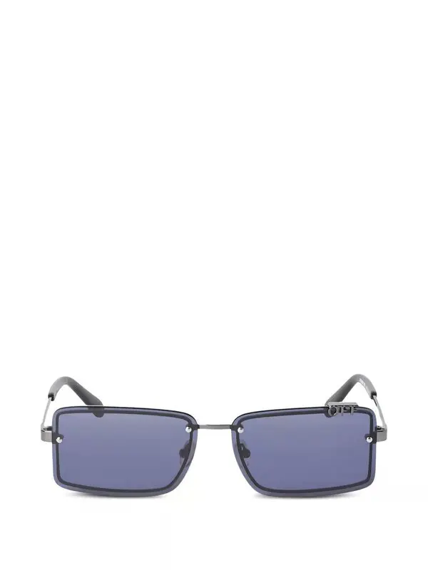 Off-White Tampa Rectangle-frame Sunglasses - Silver