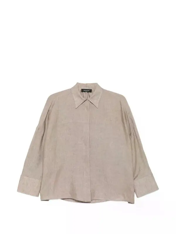 Fabiana Filippi Slub Texture Shirt - Neutrals
