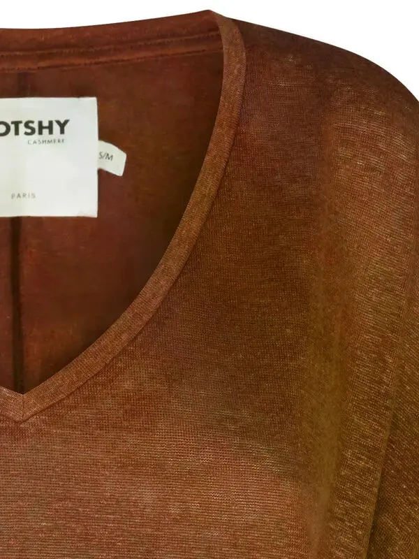 NOTSHY Emilie Linen V-neck T-shirt