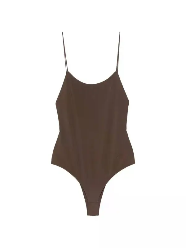 Jacquemus The Cabana Ruffled Swimsuit By - Brown