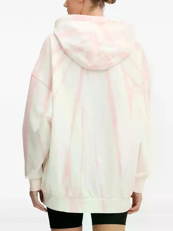 Guess Logo Print Hoodie - Pink
