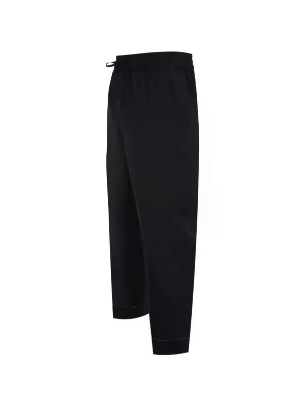 Brioni Asolo Wool Drawstring Trousers