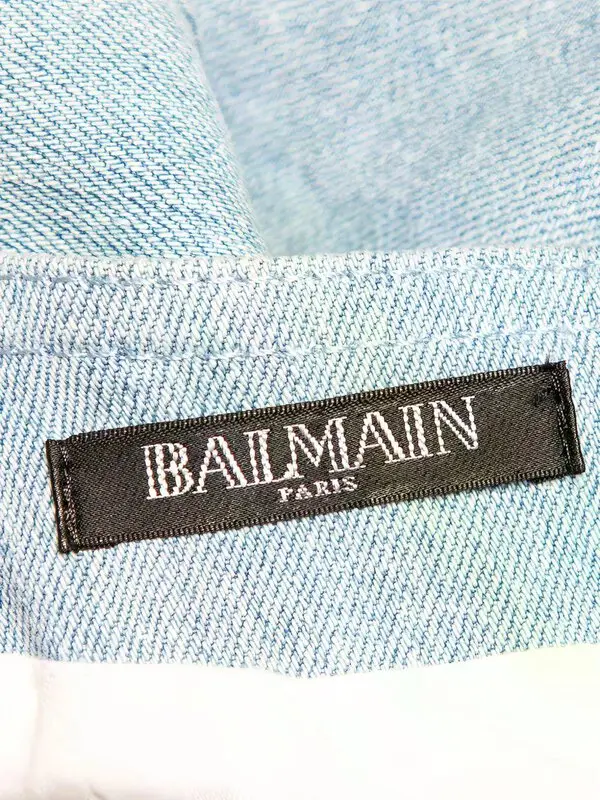 Balmain Double-breasted Denim Dress