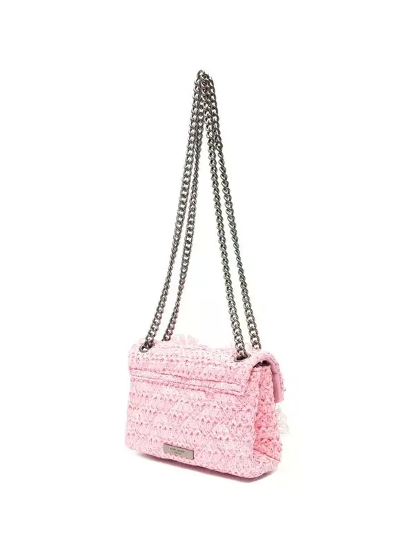 Kurt Geiger Mini Kensington Floral-appliqué Cross-body Bag - Pink