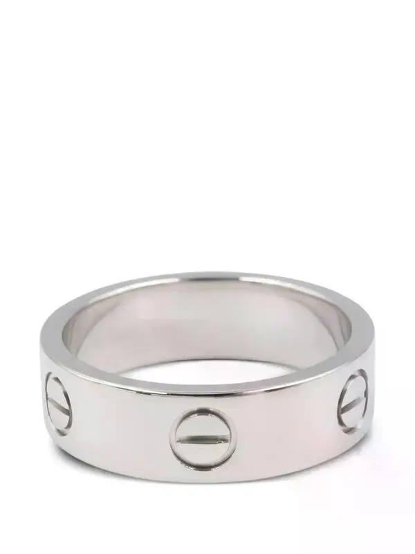 Cartier Love Screw Motif Ring - Silver