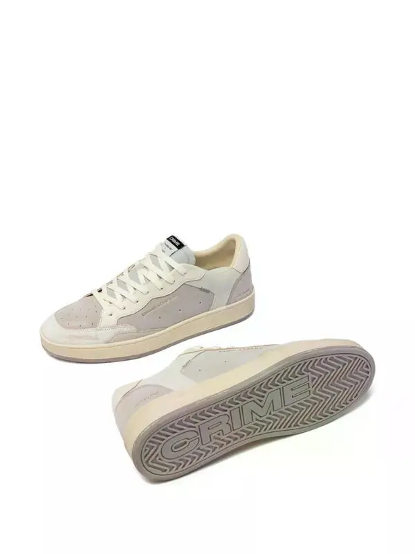 CRIME LONDON Panelled Perforated Sneakers - Grey
