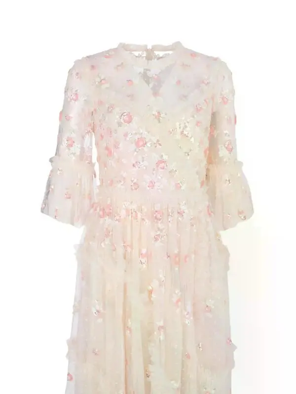 NEEDLE & THREAD Shimmer Ditsy Sequin-embellished Gown