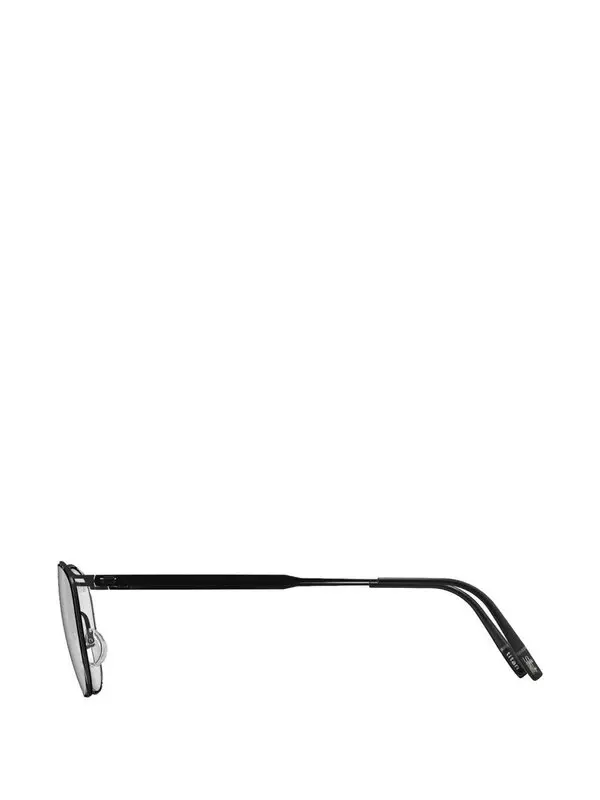 SILHOUETTE Titanium Reframed Round-frame Eyeglasses - Black