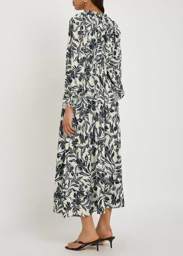 Rails Matia Floral-print Woven Midi Dress
