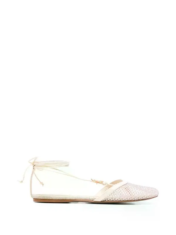 Farm Rio Starfish-detail Lace-up Mules