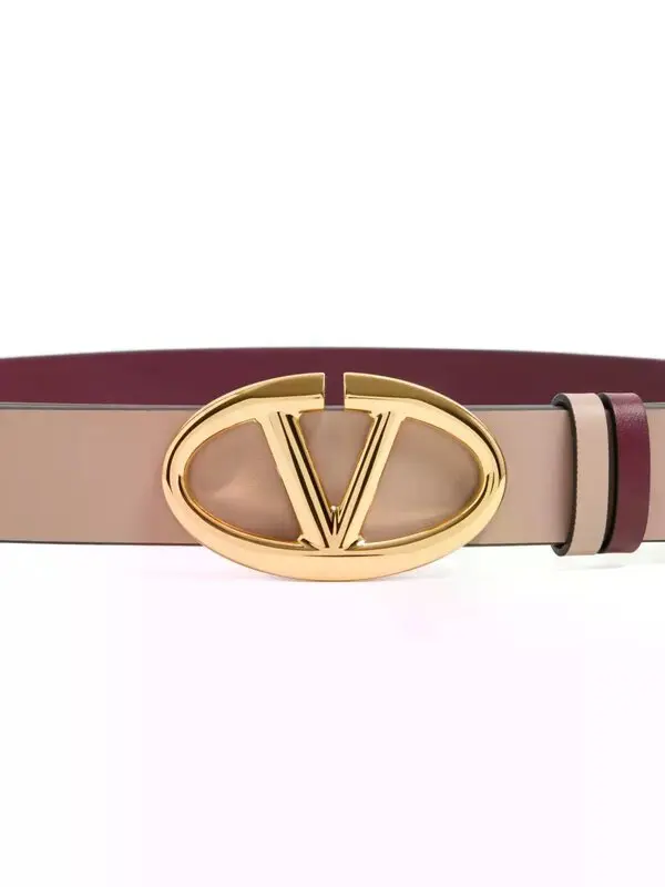 Valentino Garavani Vlogo Signature Belt - Red