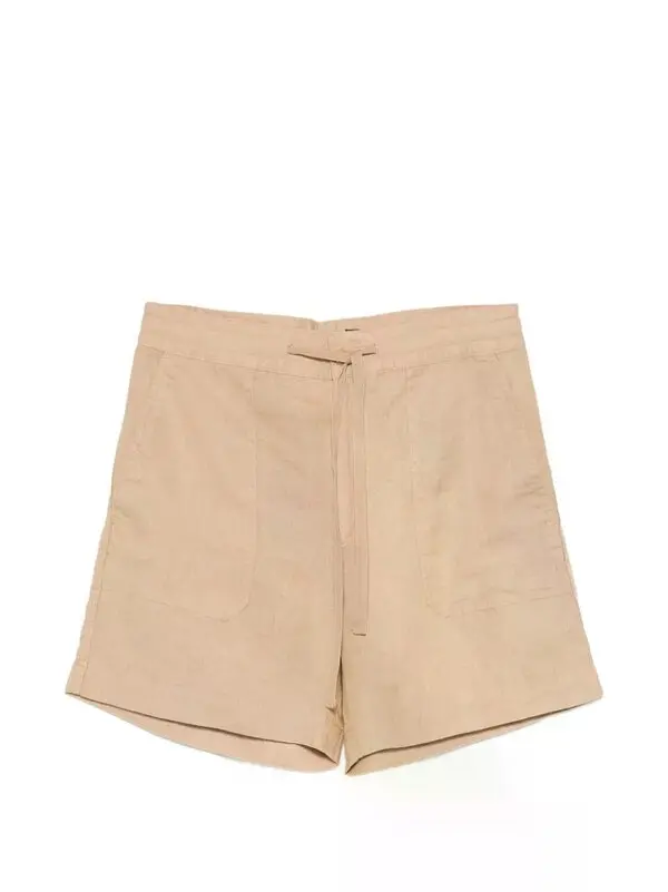 Ralph Lauren Drawstring Waist Patch Pocket Shorts - Neutrals